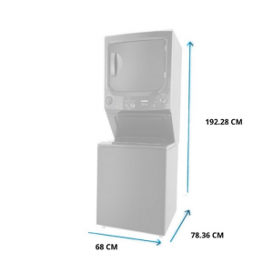 15/15 kg 110 V-60 Hz Centro de lavandería apilable MABE – CLME77014(C ...